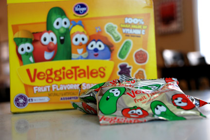 Veggie Tales Fruit Snacks - cruzerblade32gb