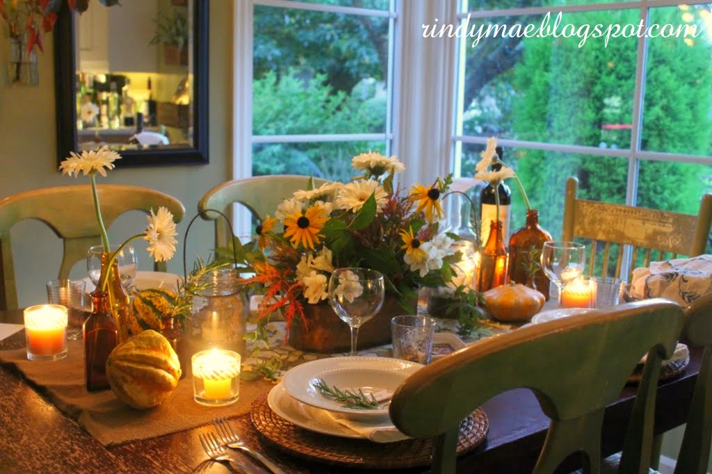 Rindy Mae: Fall Table Setting: Antonio Dinner