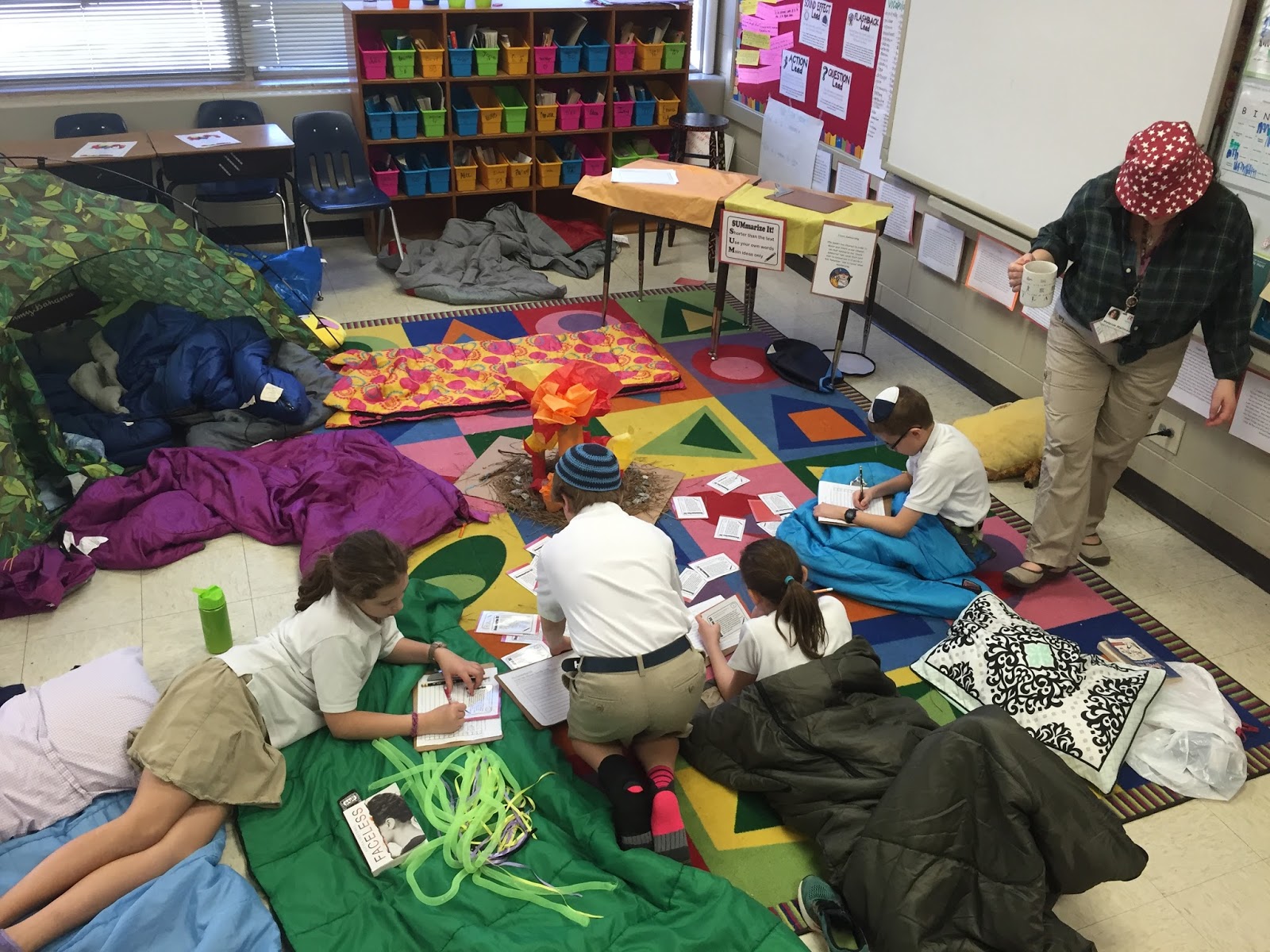 Reading Comprehension Campout- Classroom Transformation
