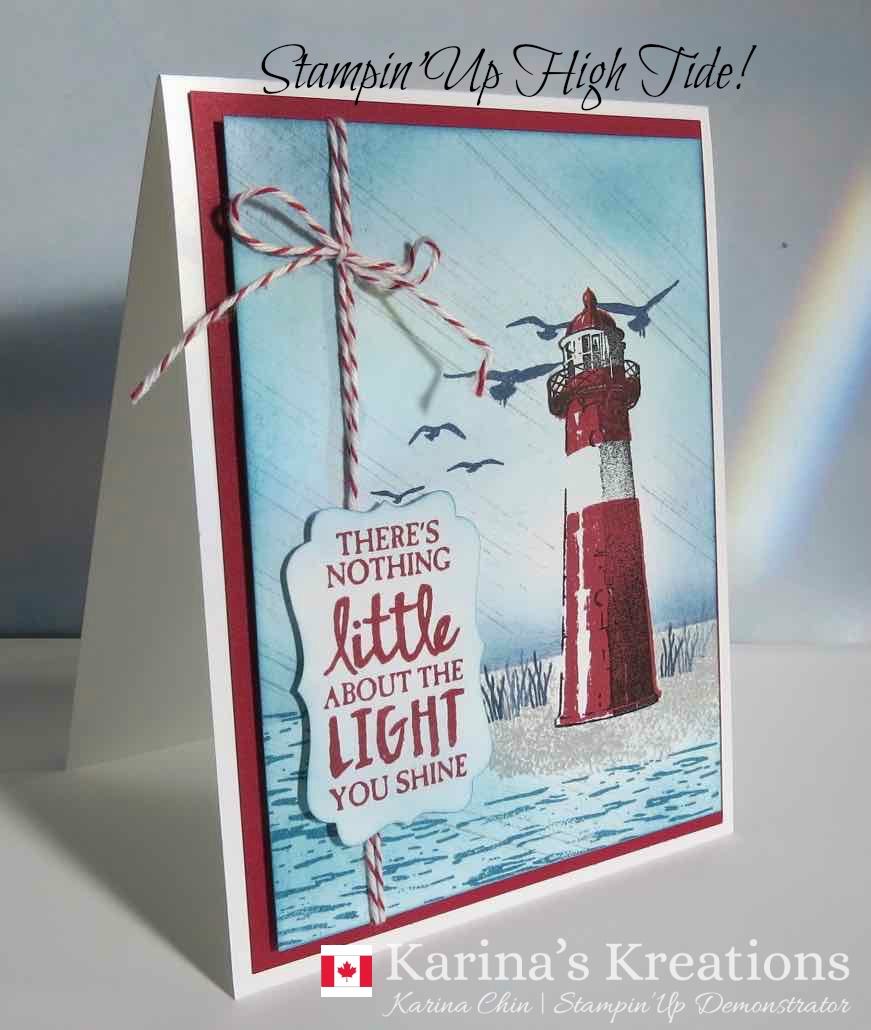 Stampin'Up High Tide Card! - Karina Chin, Stampin' Up! Demonstrator