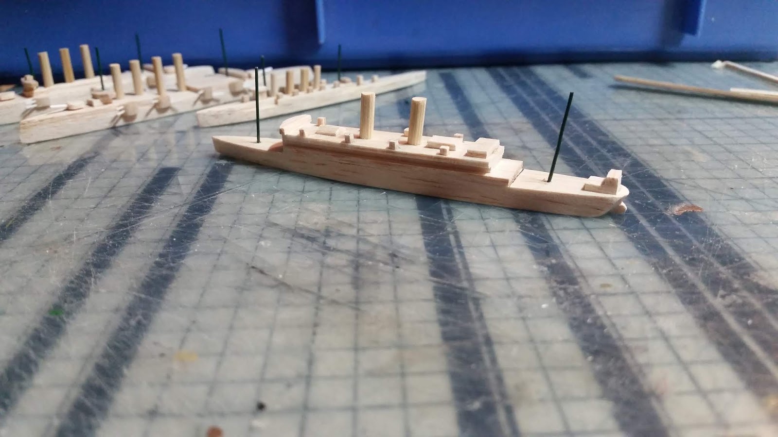 Scratch Building 1/1500 WWI Ships