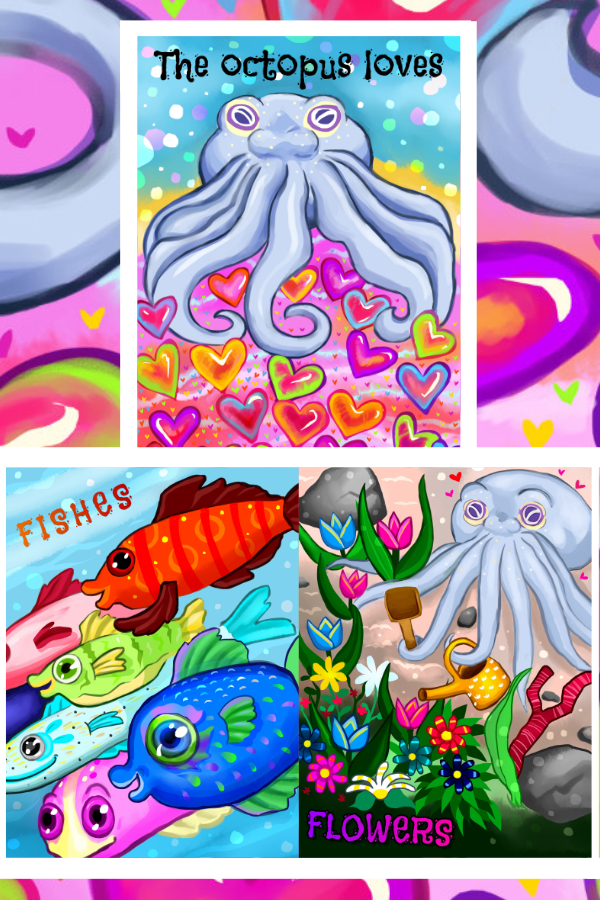 The Octopus Loves (a children's picture book)