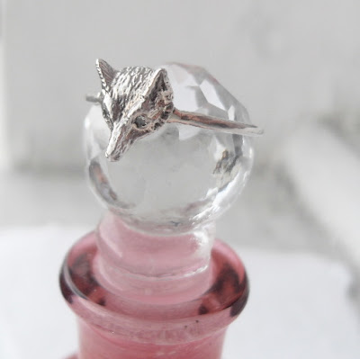 Jewellery Designs by Sarah Birt: Tiny little Silver Fox Ring