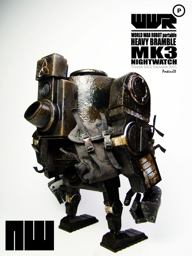 RED6: ThreeA 3A Ashley Wood WWRp NIGHTWATCH Heavy Bramble MK3