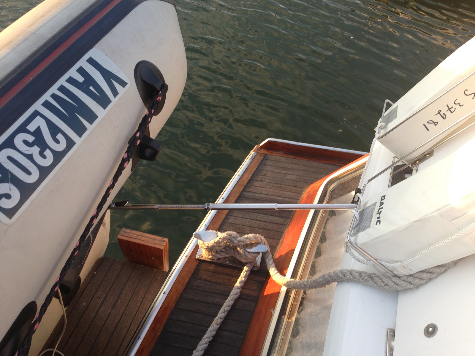 Storebro 34 (Carpe Diem) : Snap davits and how to install them totally ...