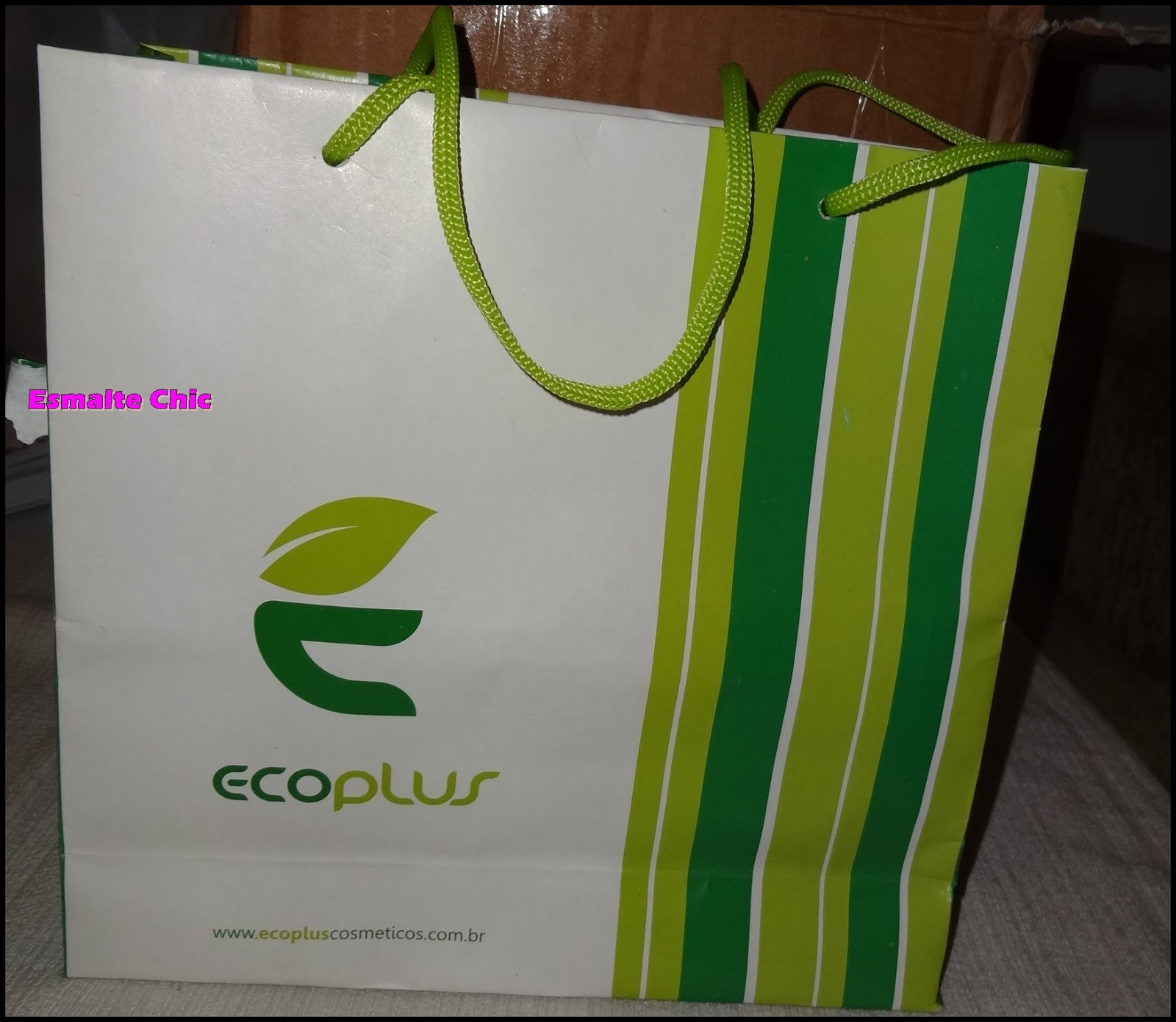 Esmalte Chic: Nova Parceria - EcoPlus Cosméticos!