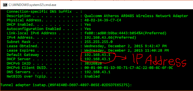 Cara Mengetahui IP Address Server Wifi dengan Menggunakan Perintah CMD ...