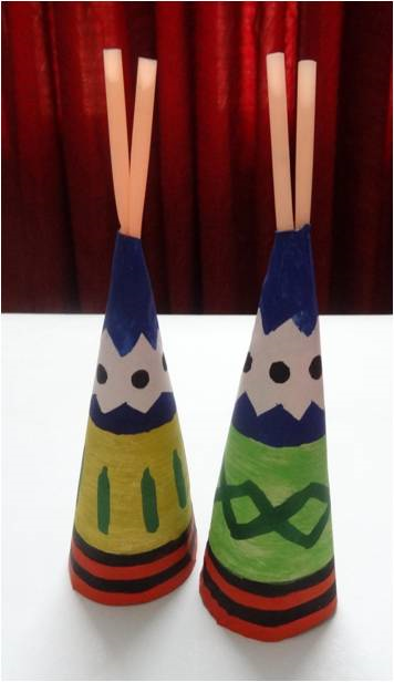 More Mini Paper TeePees | Munchkins and Mayhem