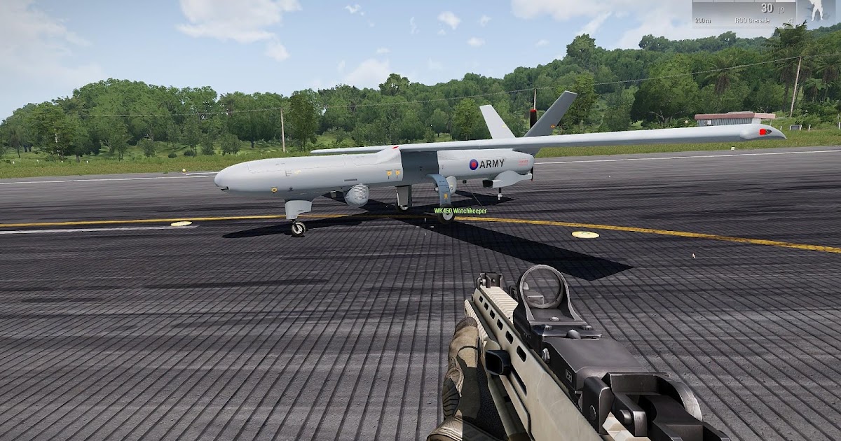 Arma 3 用イギリス軍の偵察機 Watchkeeper WK450 Tactical UAV MOD | 弱者の日記^^ - Arma 3 ...