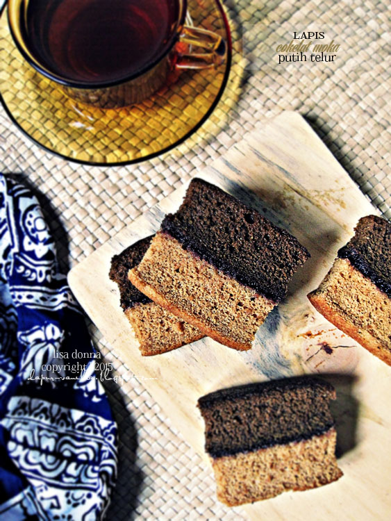 Resep dan Cara Membuat Kue Lapis Cokelat Moka Putih Telur | Aneka Resep ...