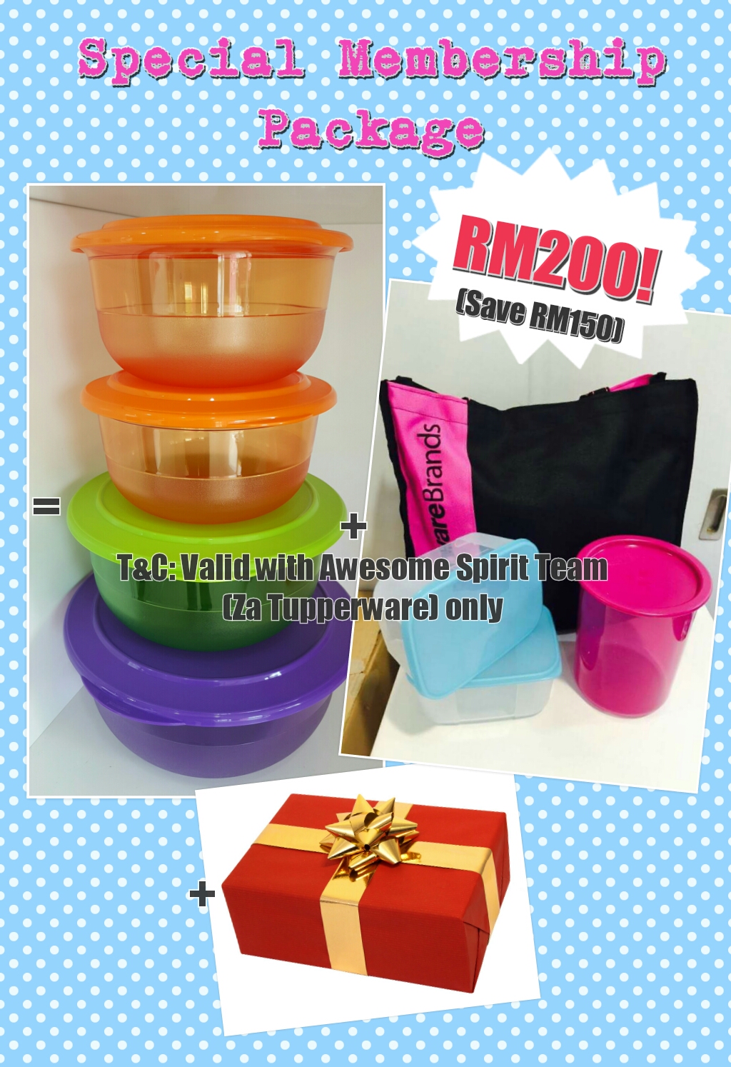 Za Tupperware Malaysia : Tupperware Special Membership Package