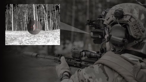Wireless video interface between infrared weapon sight with real time ...