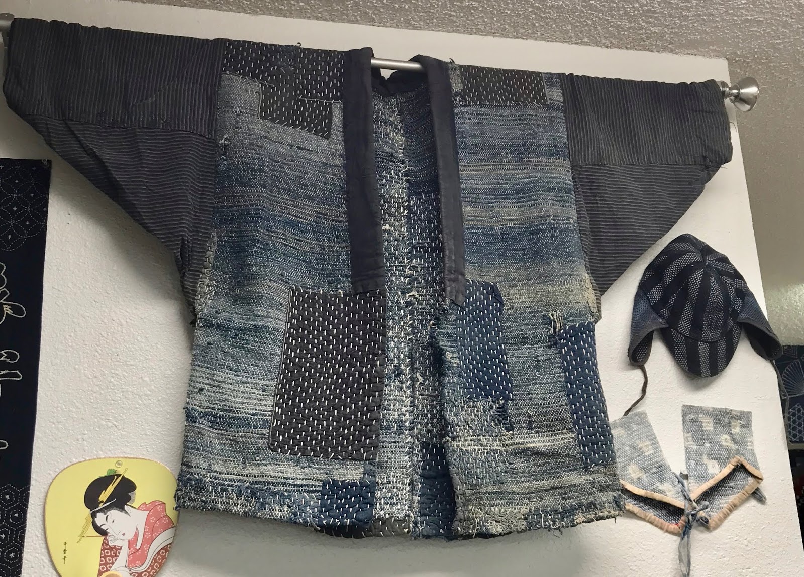 Sherrie loves color!: Japanese boro jackets in Shibori Dragon