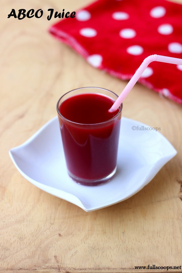 ABCO Juice ~ Full Scoops - A food blog with easy,simple & tasty recipes!