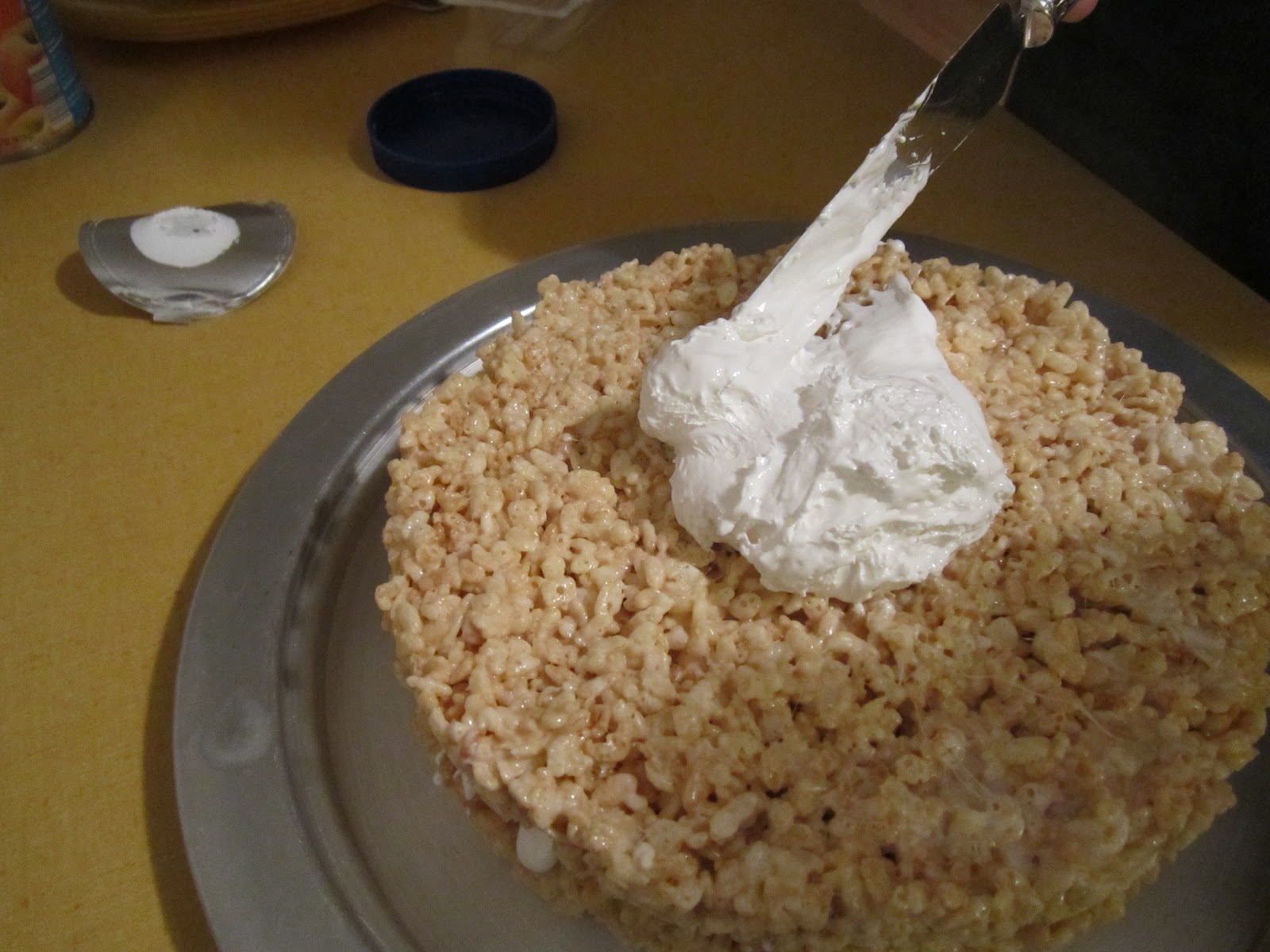 Perhaps I Should Have Been Supervised...: Rice Crispie Cake