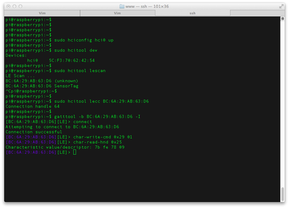 Raspberry Pi 安裝 BlueZ 支援藍牙 BLE 功能