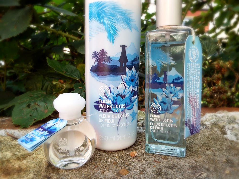 BEAUTY: The Body Shop Fijian Water Lotus Range - Fizzy Peaches Blog