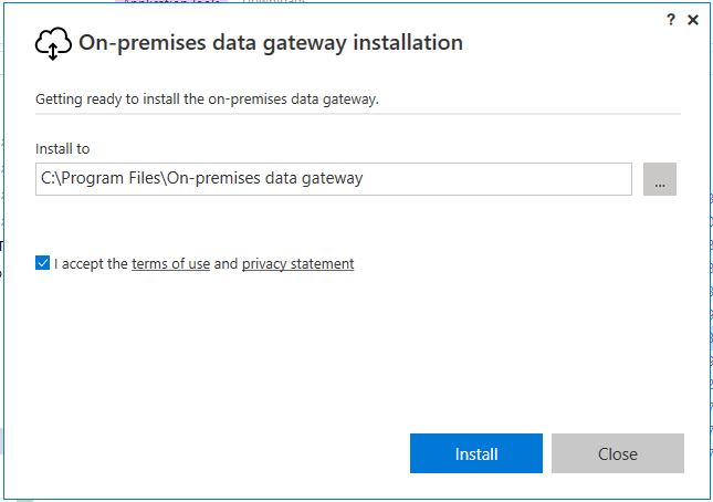 Installing and Configuring On Premises Data Gateway - By adding user to ...