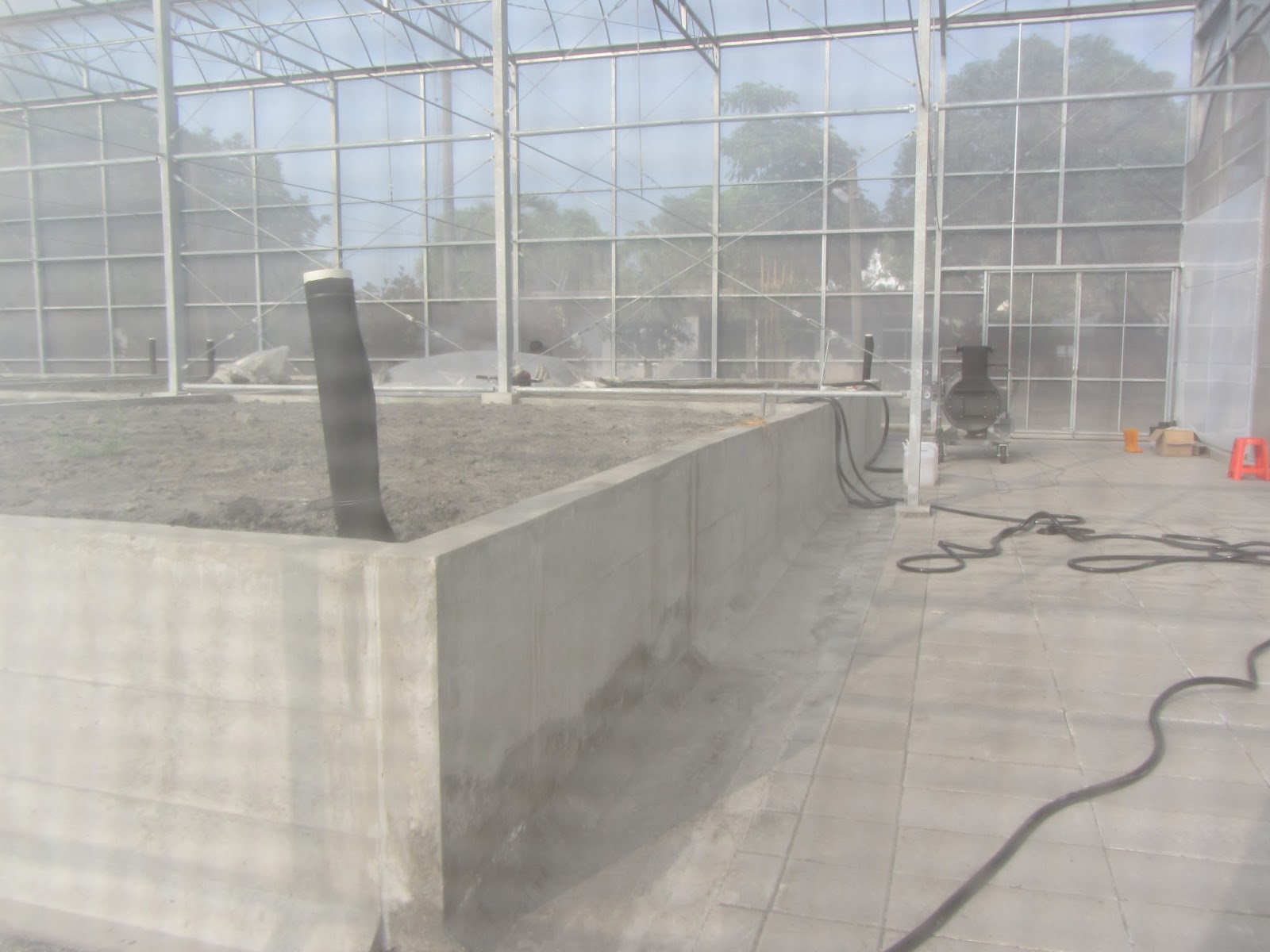 Estudiando Agricultura en Taiwán: Invernadero para compost