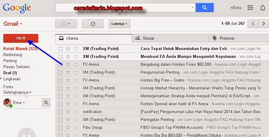 langkah langkah mengirim email: Cara Mengirim Email Melalui Gmail