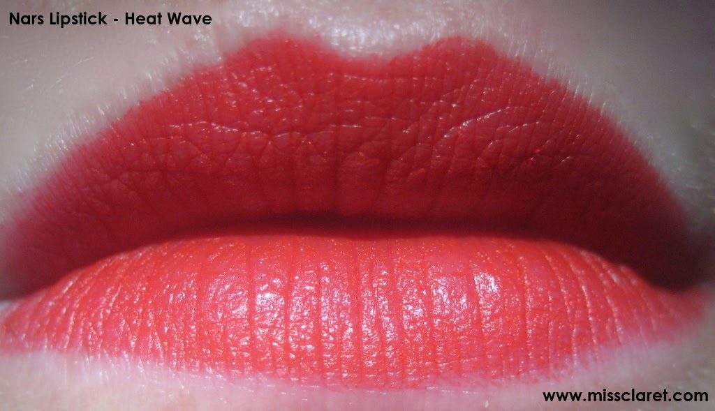 miss claret: Nars Lipstick - Heat Wave