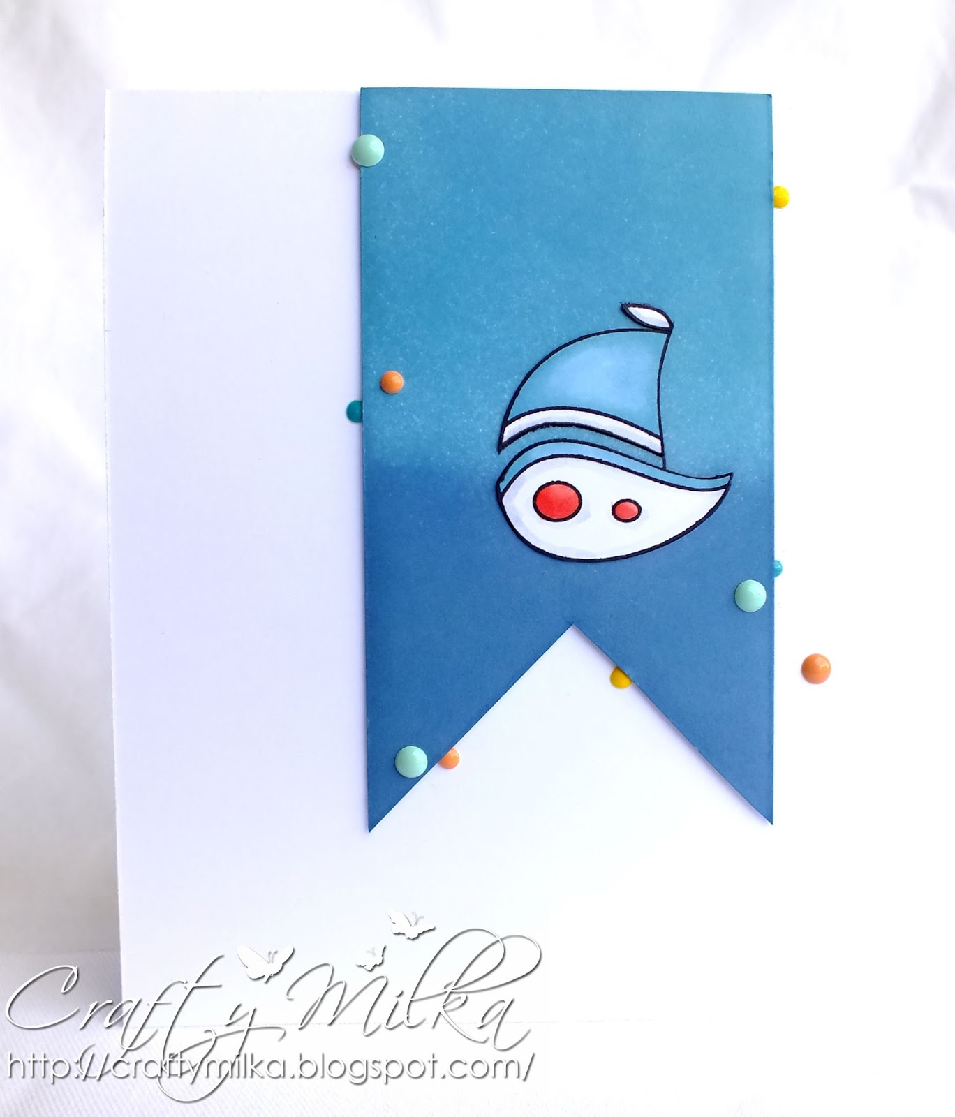 Crafty Milka: Little Sailboat Card