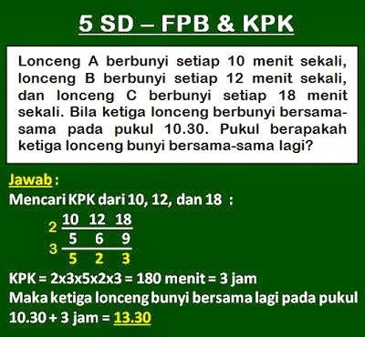 Contoh Soal Fpb Dan Kpk - Contoh Soal Terbaru