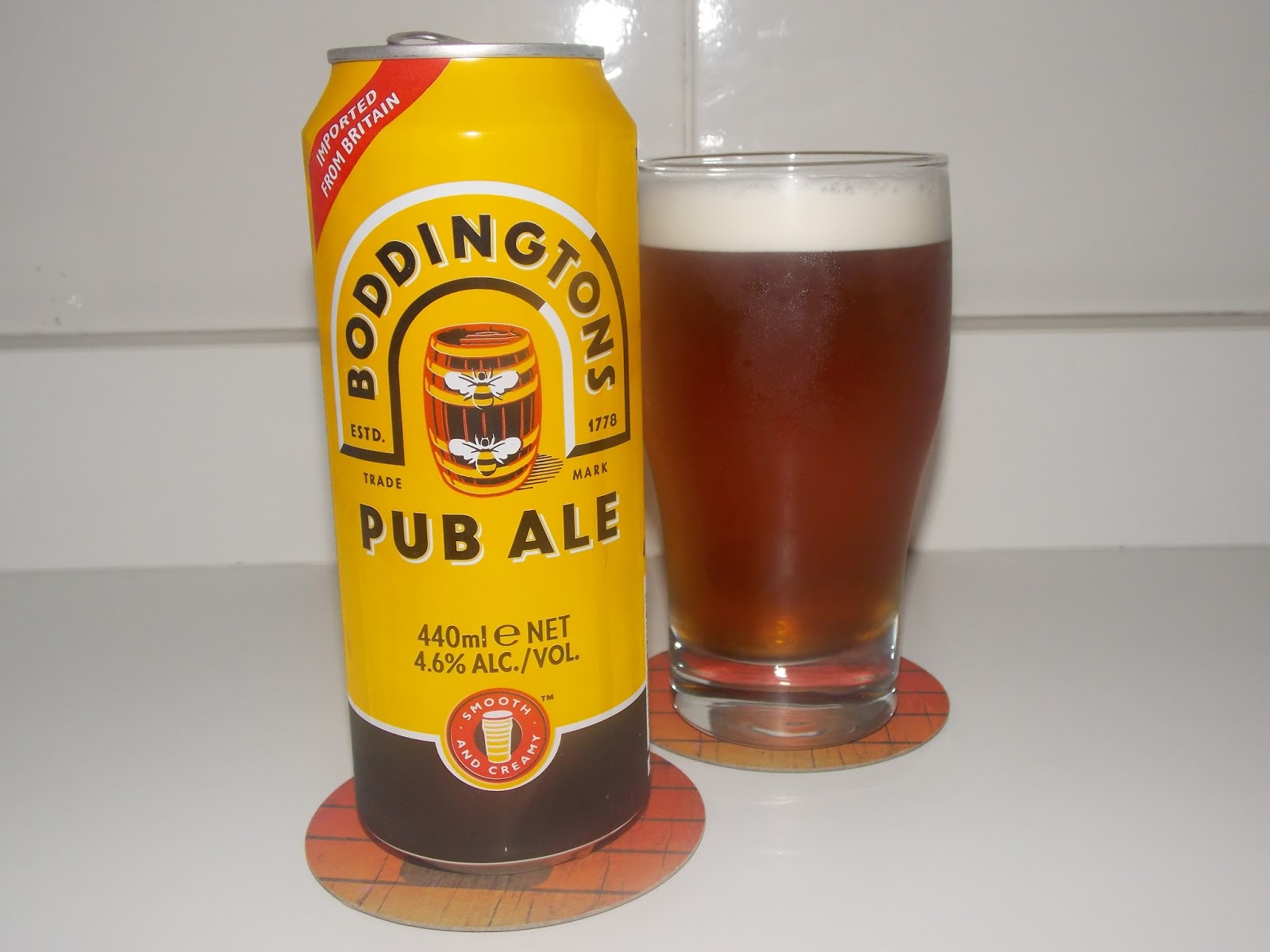 Boddingtons Pub Ale - Degustação nº 688 – NINKASI BEER CLUB