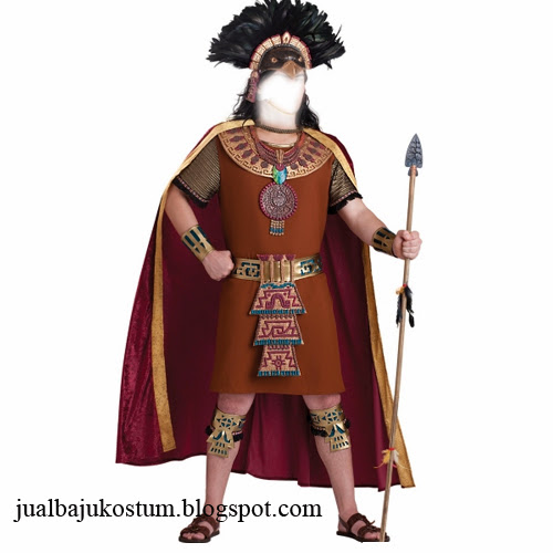 kelambi kostum: Kostum Raja Mayan