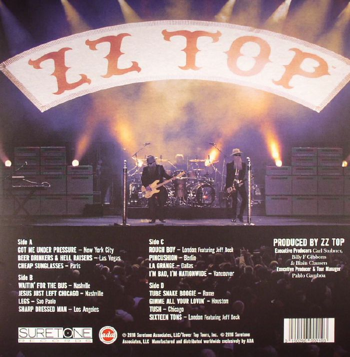 ZZ Top - Live Greatest Hits From Around The World (2016)
