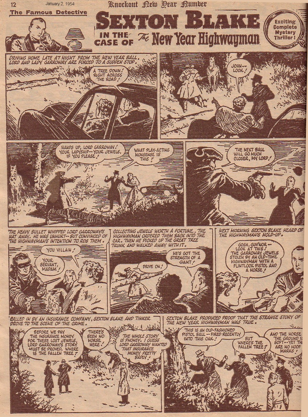 Yesterday’s Papers: Sexton Blake Knockout Comics