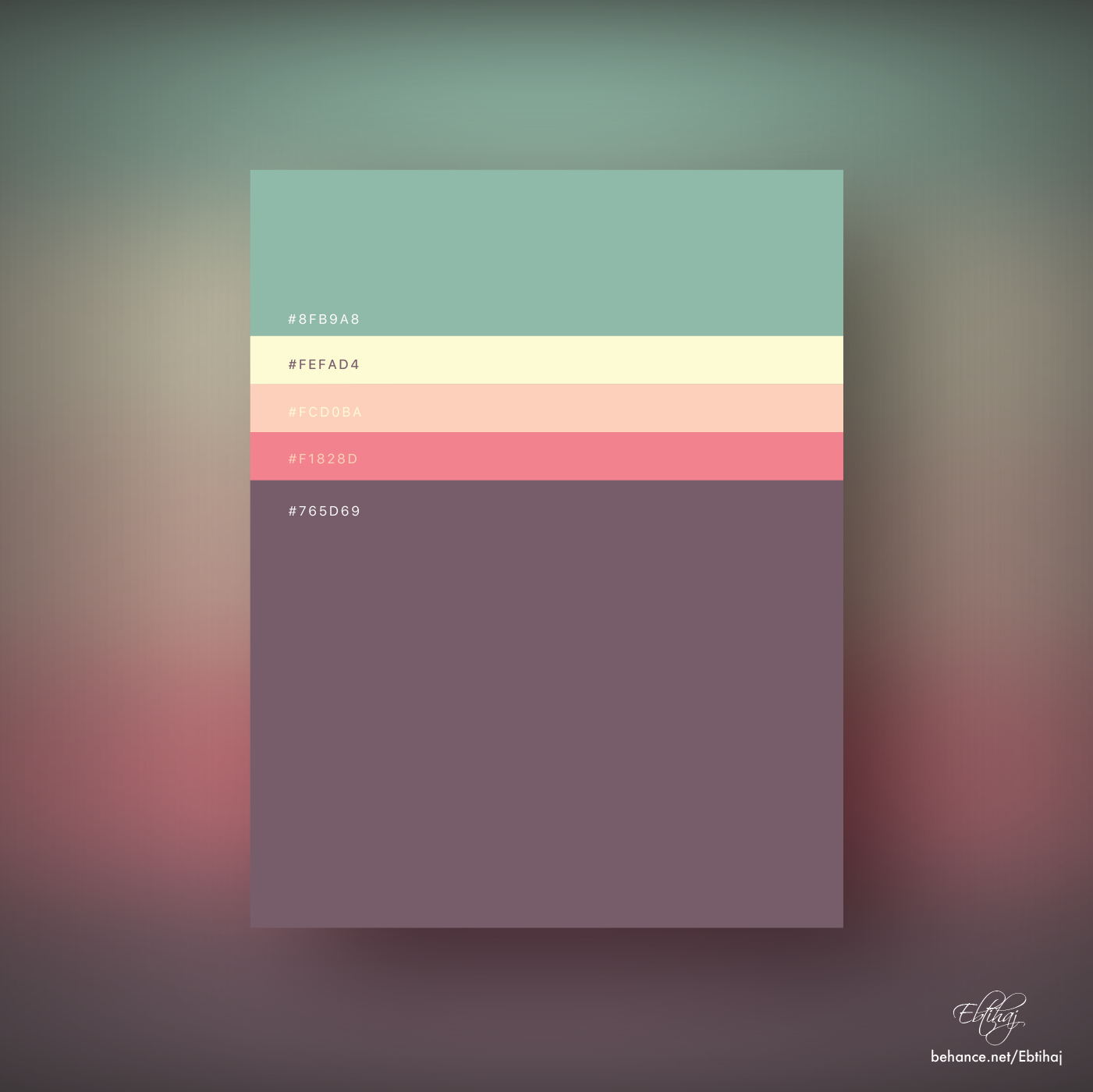 8 Beautiful Flat Color Palettes For Your Design | Layth Jawad