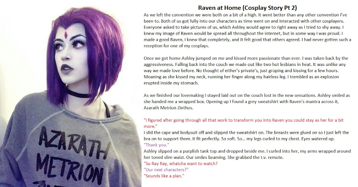 Feminization Beauty Within: TG Captions & Stories: Raven at Home ...