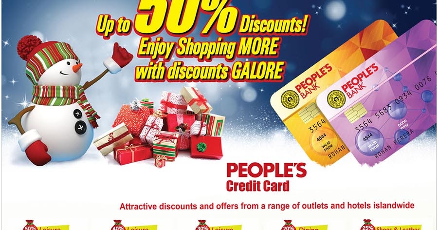 Up to 50% Discounts Peoples Bank Credit Cards