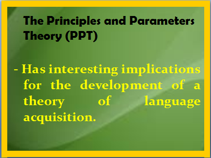 Learning the English Language Concepts