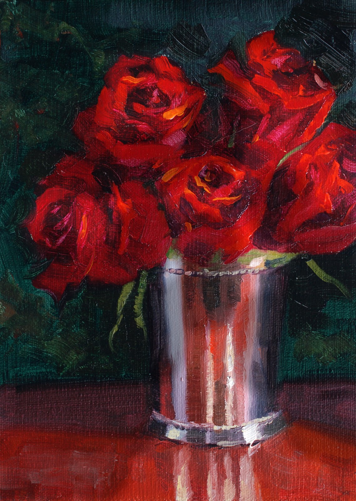 Squeeze In - Paint Out : No. 682 Red and Silver