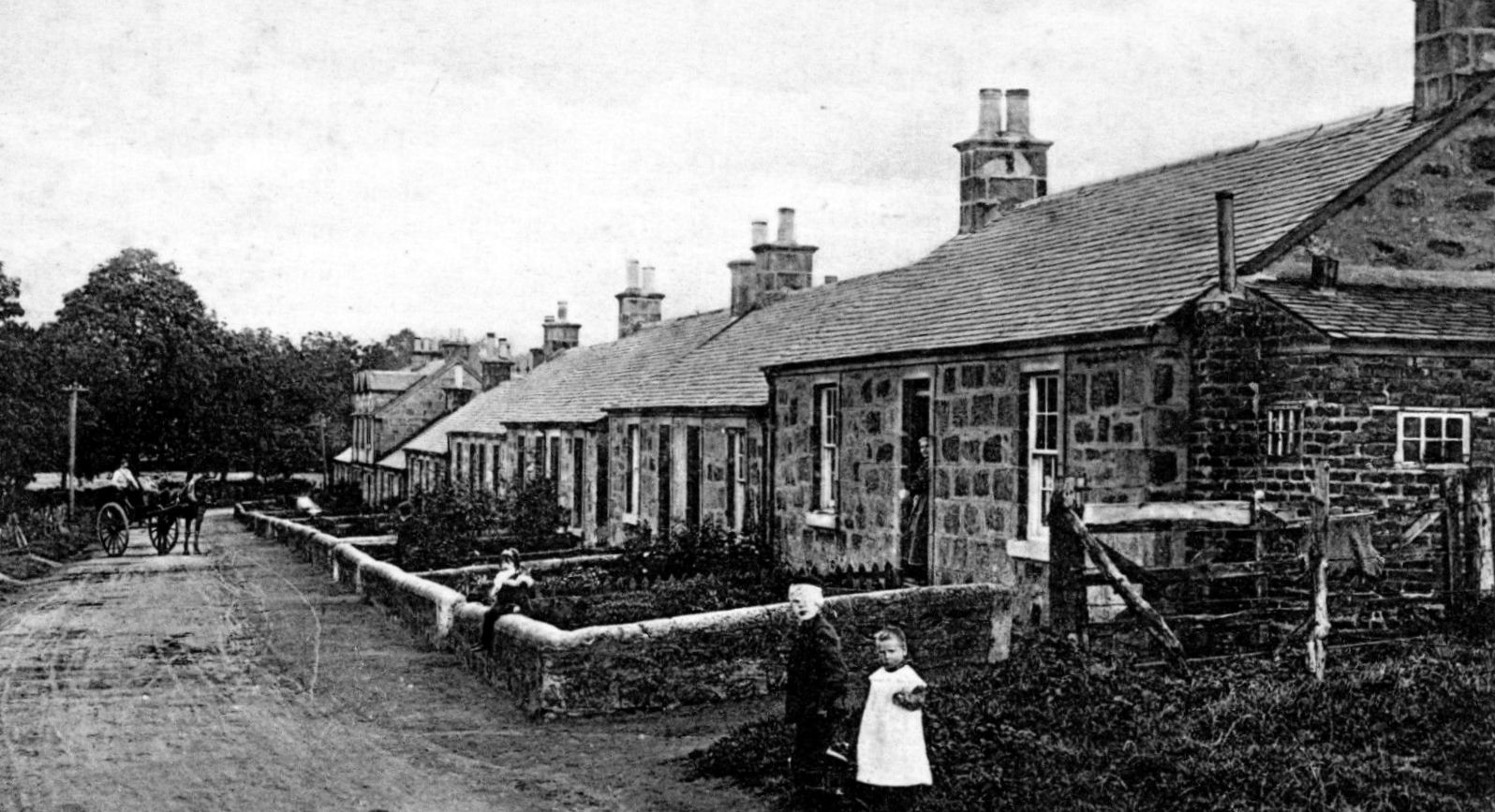 Tour Scotland: Old Photograph Marchglen Tillicoultry Scotland