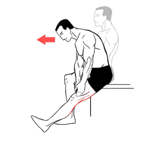 Seated Hamstring Stretch In Chair