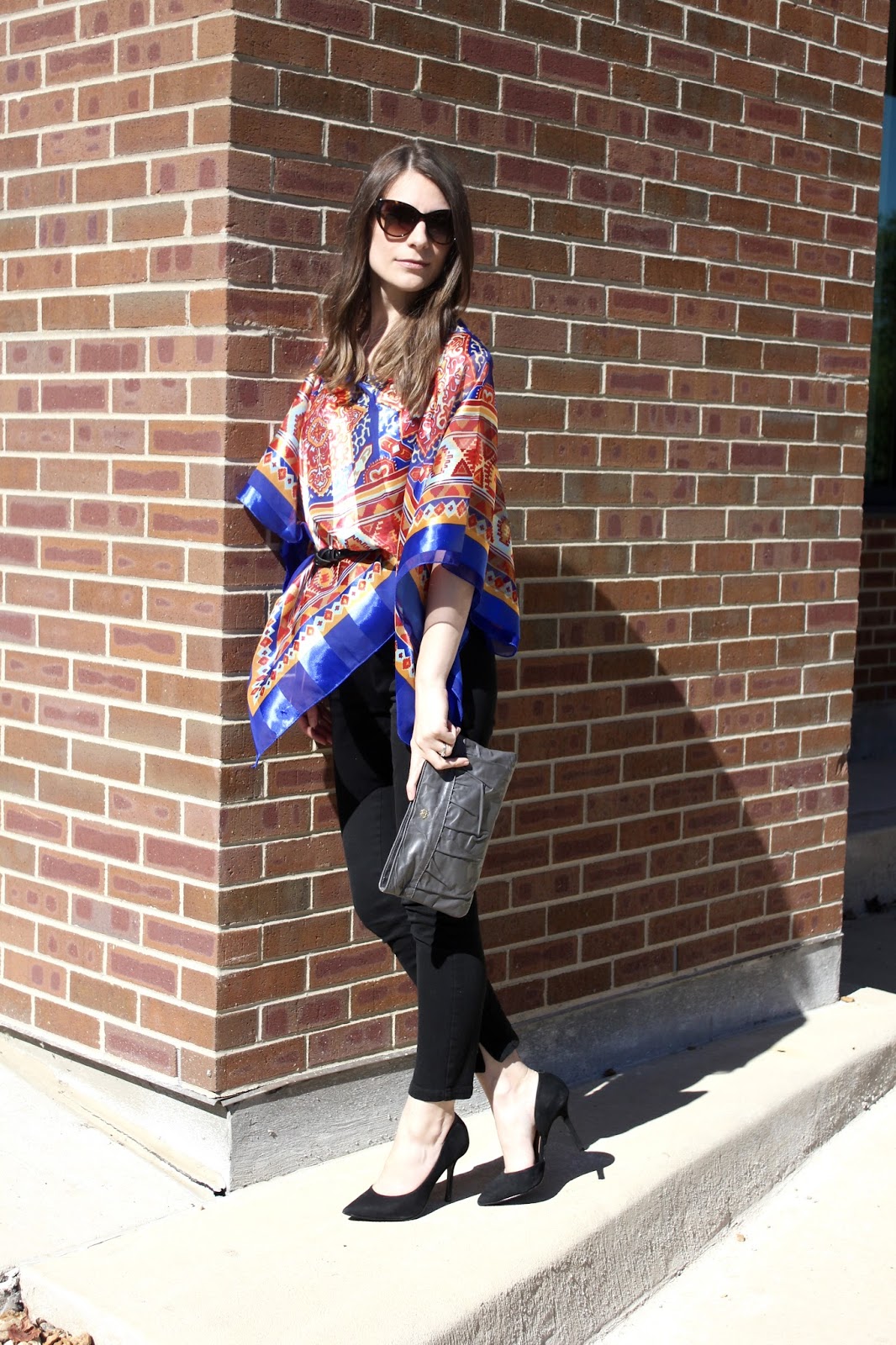 Silk Poncho - Cassie Brady