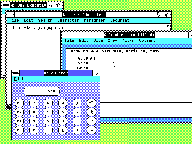 Танцы с бубном: История Windows 2.x