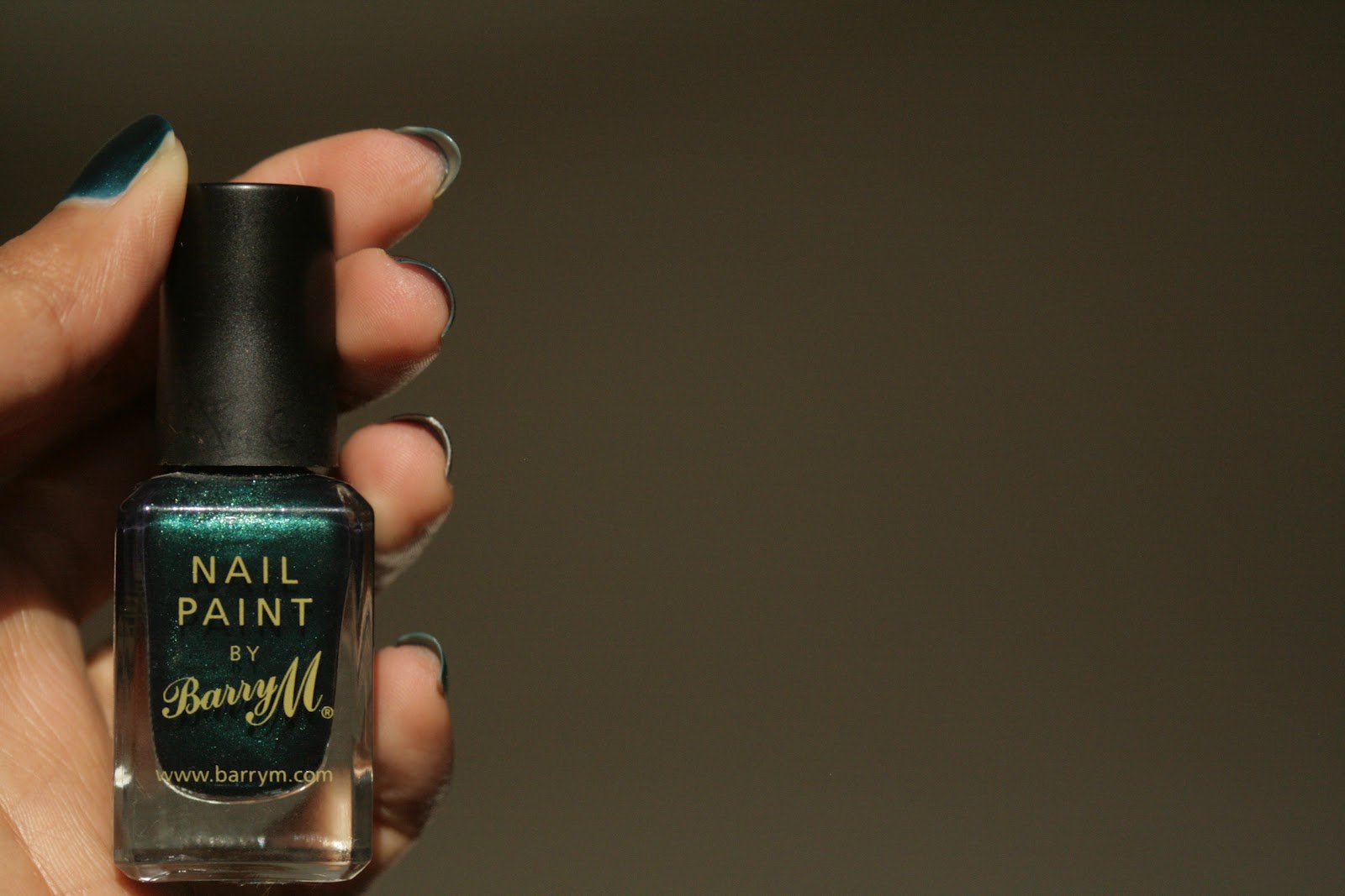 Moonshine: NOTD- Barry M Racing Green Nail Paint