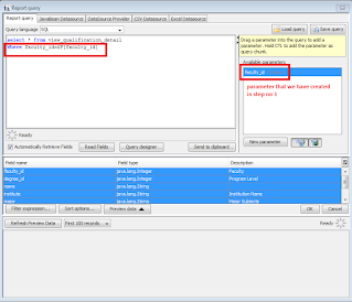 How to add subreport in jasper report using iReport