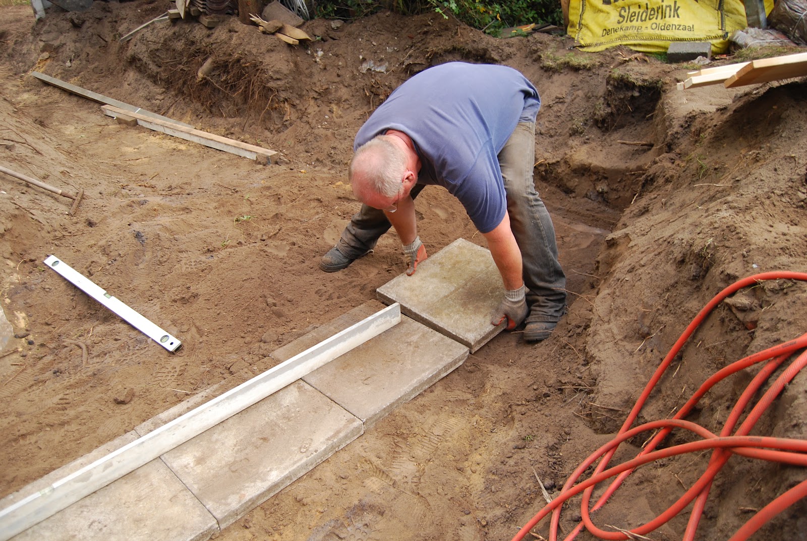 Zelf een atelier bouwen: update fundering