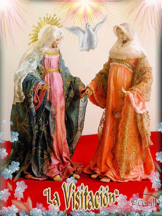 ® Colección de Gifs ®: IMÁGENES DE LA VISITACIÓN DE MARÍA A SANTA ISABEL