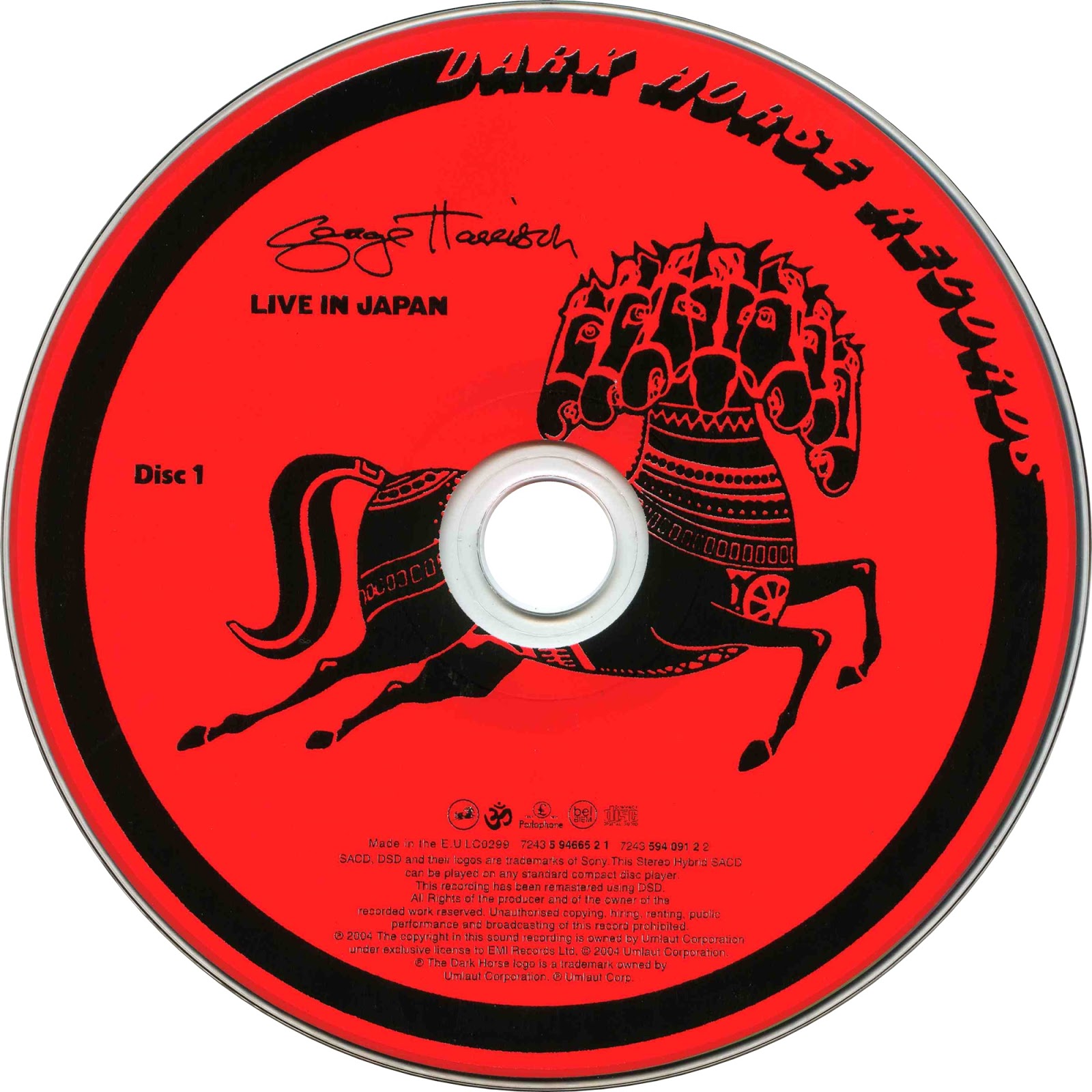 1992 Live In Japan - George Harrison - Rockronología