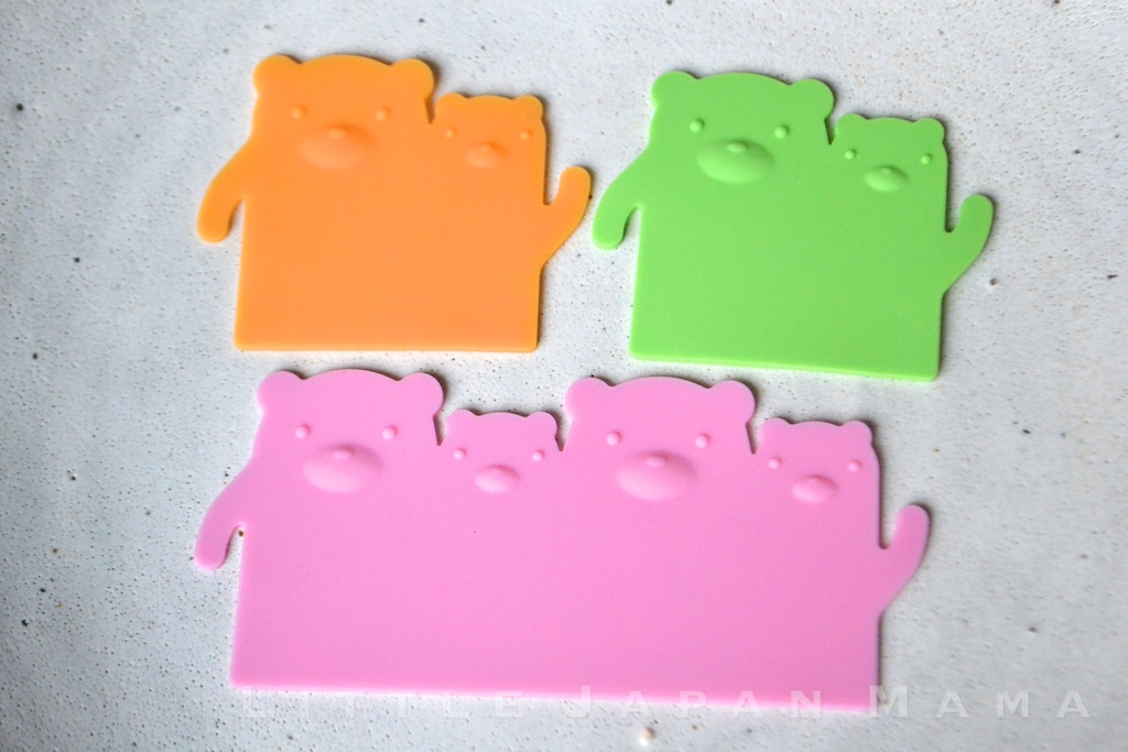 little japan mama : Silicone Baran Bento Dividers Bear Grass