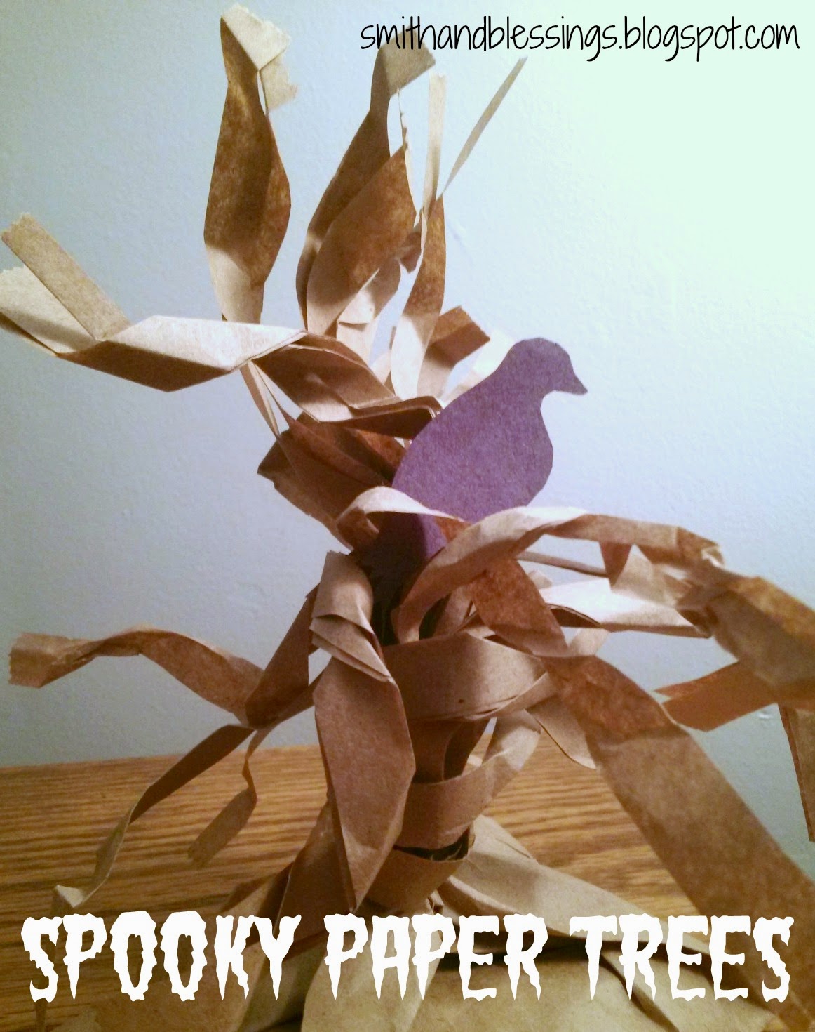 Smith and Blessings: Fun Friday: Spooky Paper Trees