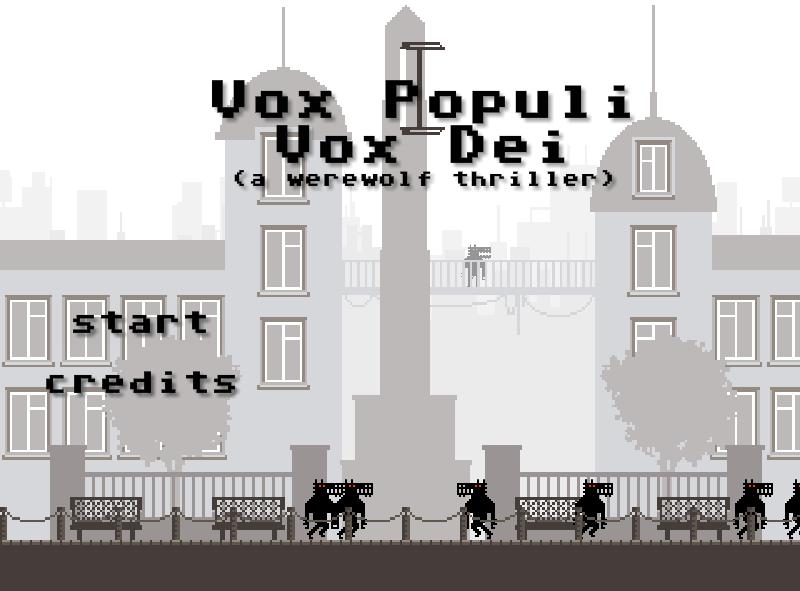 Que P... é Essa?! Games: Review - Vox Populi, Vox Dei(a werewolf thriller)