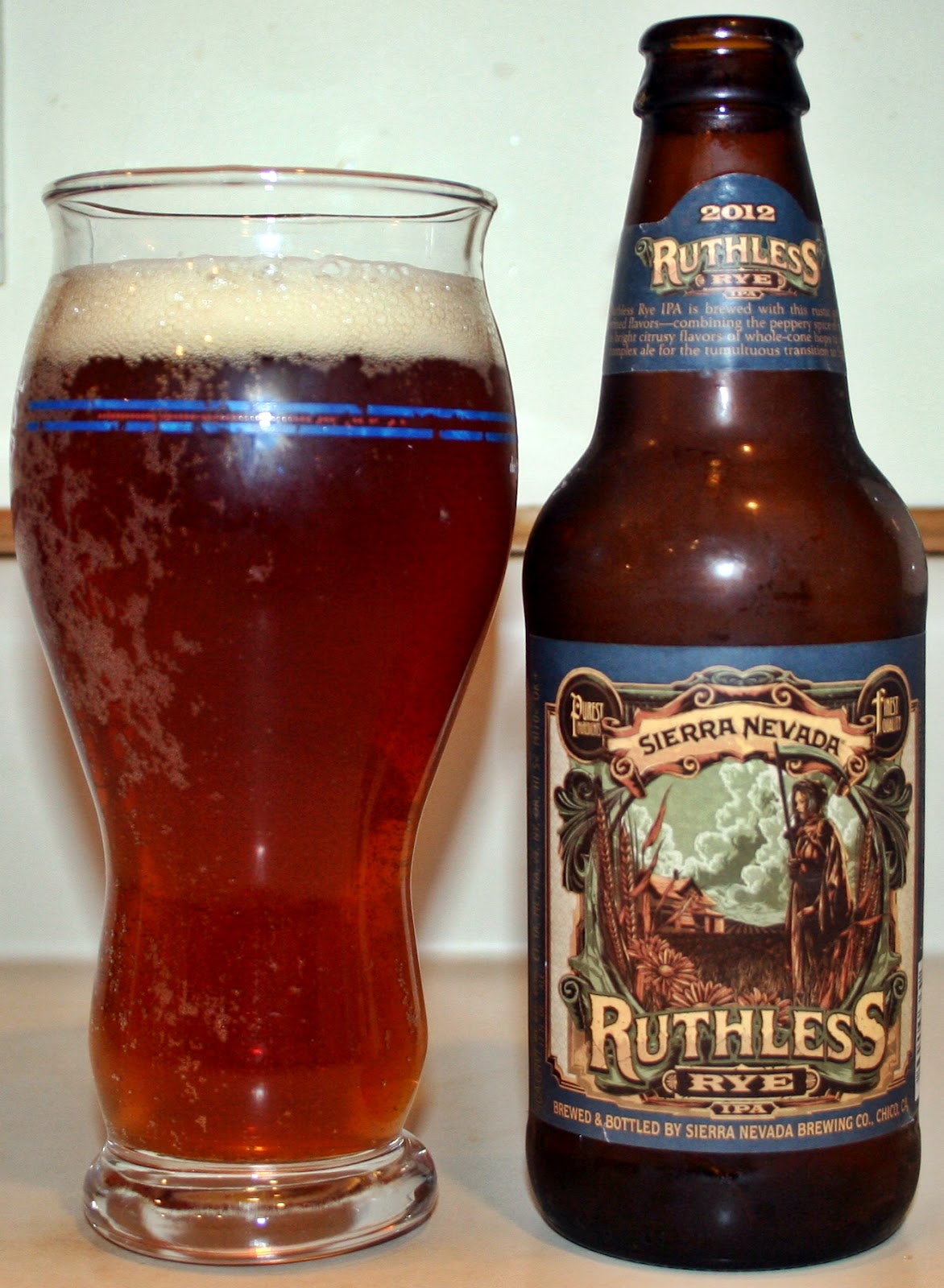 The Insurance Guy's Beer Blog: 172. Sierra Nevada Ruthless Rye IPA