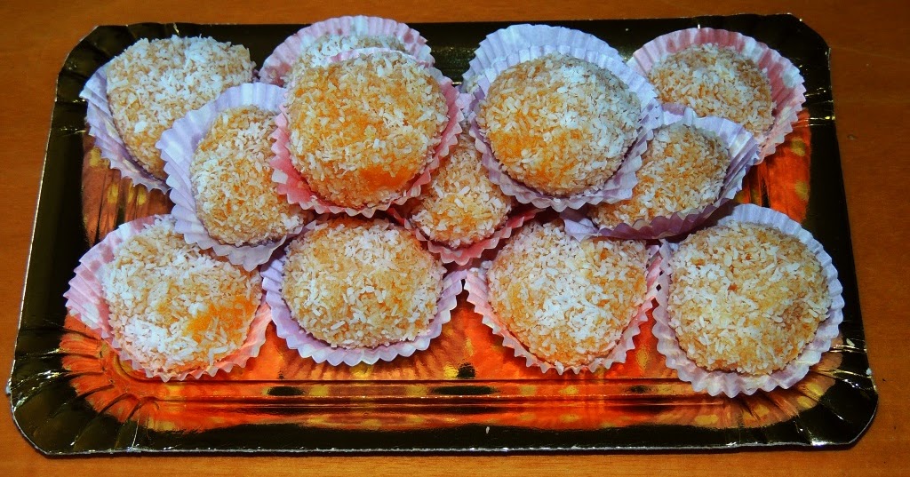 Cocinando en Altorreal: YEMAS DE ALMENDRA Y COCO